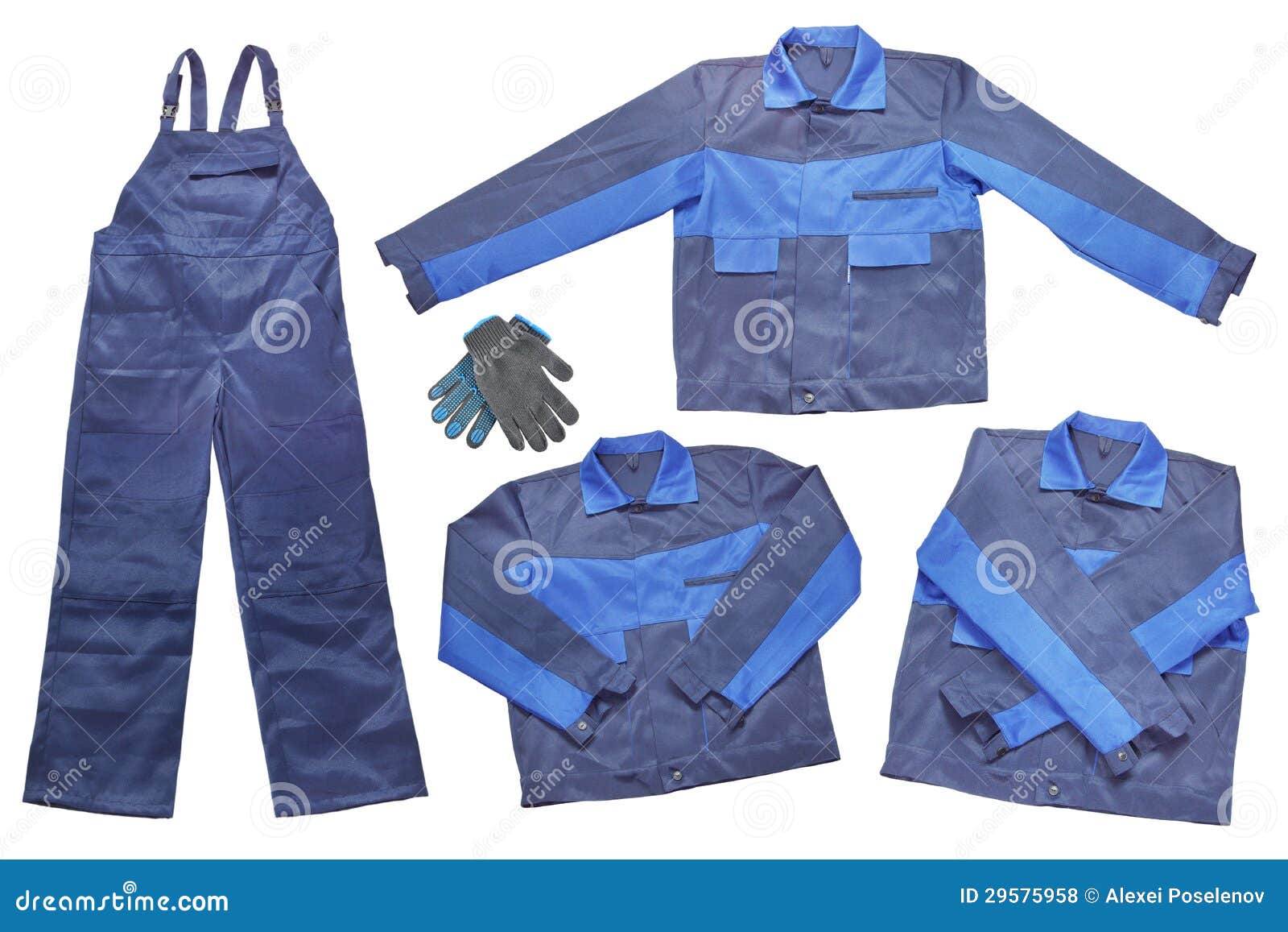 Working Overalls stock photo. Image of human, blue, clothing - 29575958