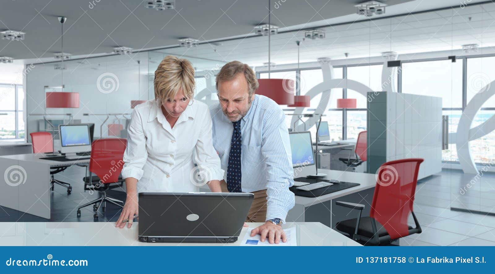 Working pair stock photo. Image of report, document - 137181758