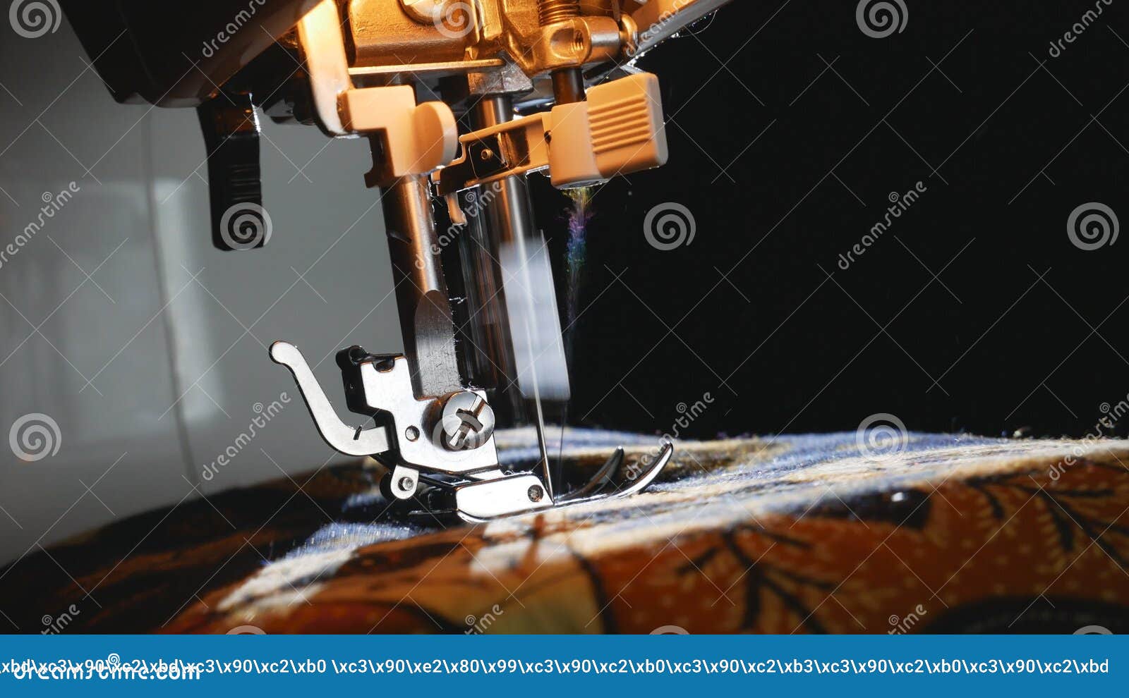 Working Part of Sewing Machine in Action. Stock Footage - Video of ...