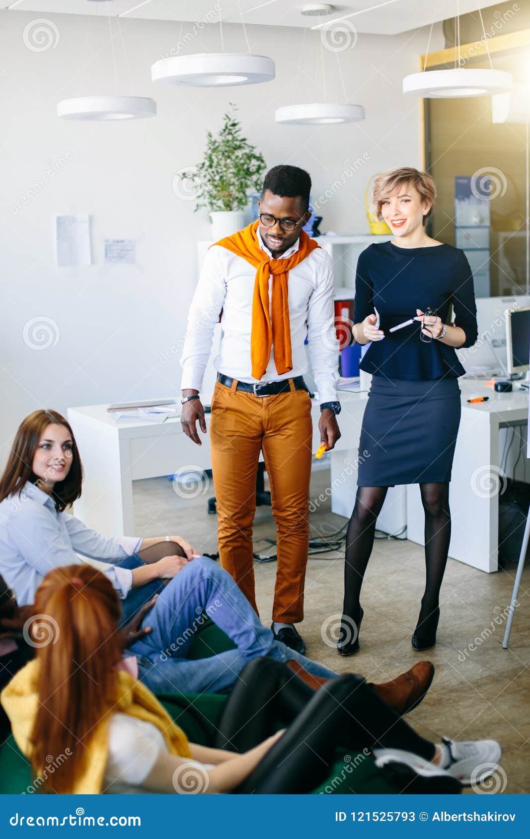 Working with Participants during the Workshop Stock Image - Image of ...