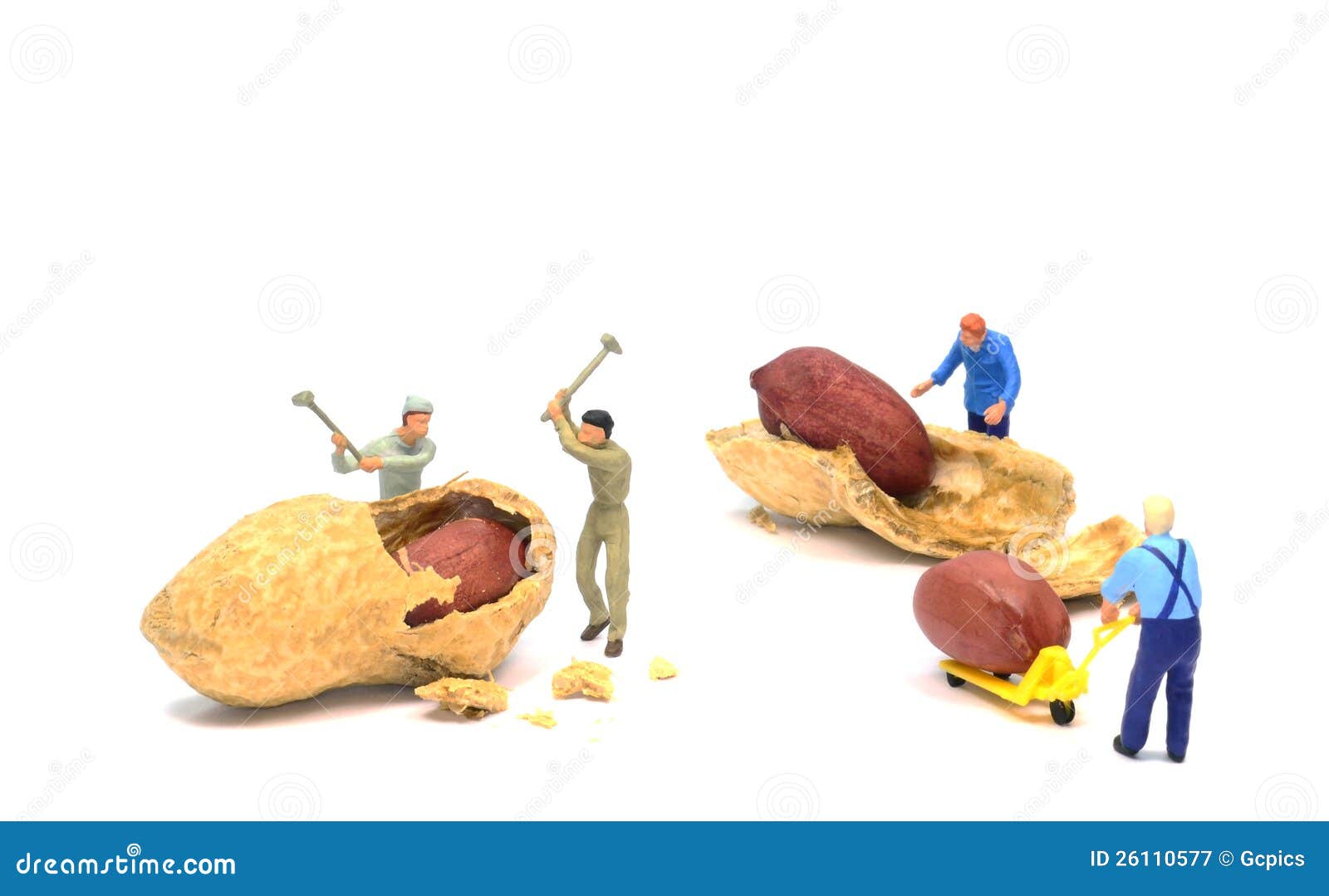Working for peanuts stock image. Image of economic, small - 26110577