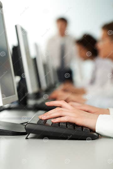 Working people stock photo. Image of monitor, person - 14538832