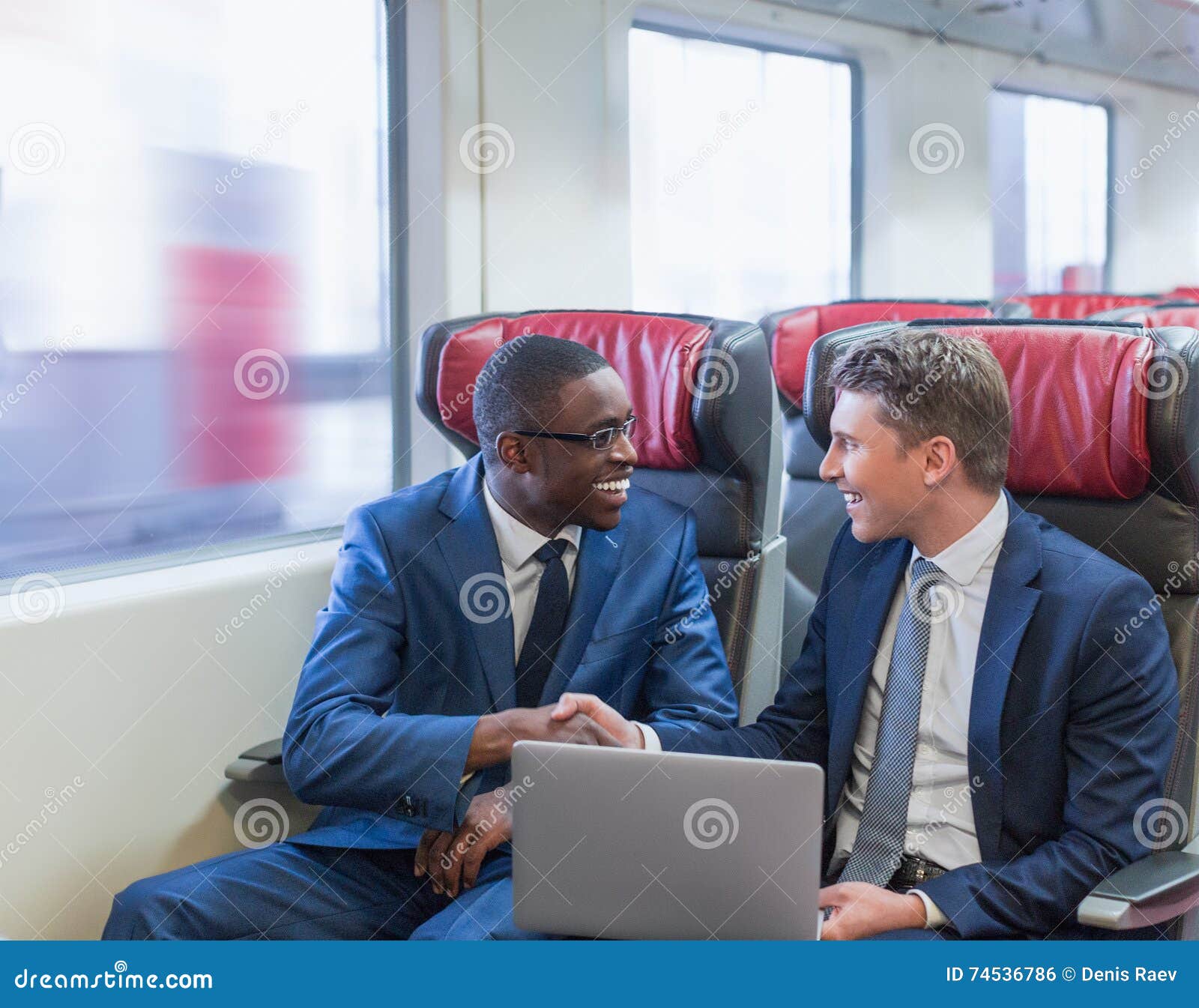 Working people in a train stock photo. Image of happiness - 74536786
