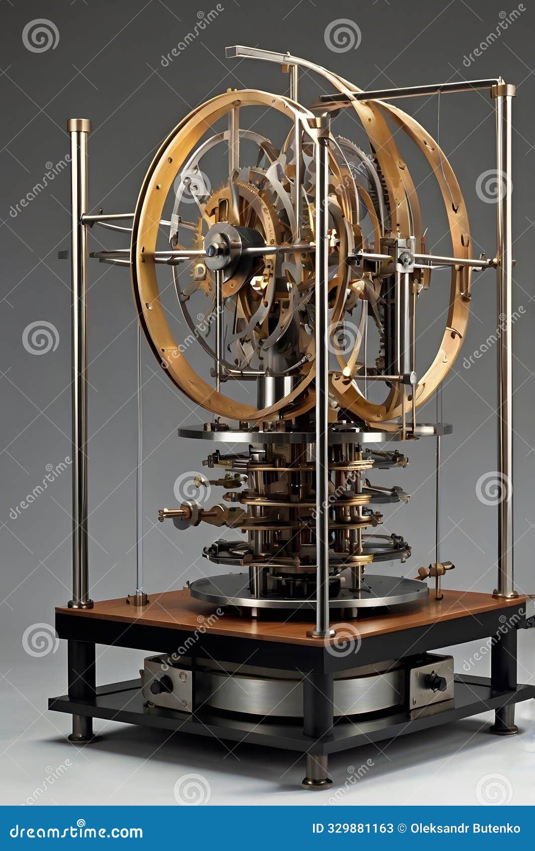 A Working Perpetual Motion Machine Stock Illustration - Illustration of ...
