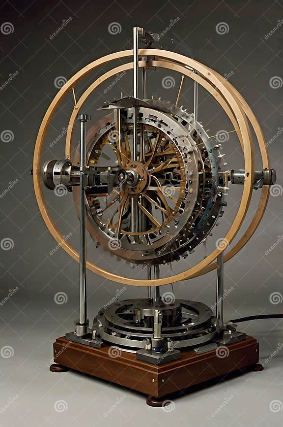 A Working Perpetual Motion Machine Stock Illustration - Illustration of ...