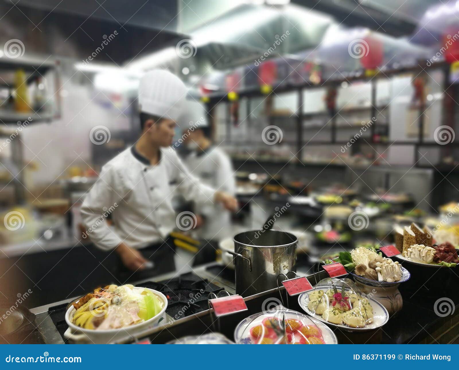 Working Place for Cooking Food in a Restaurant Editorial Stock Image ...