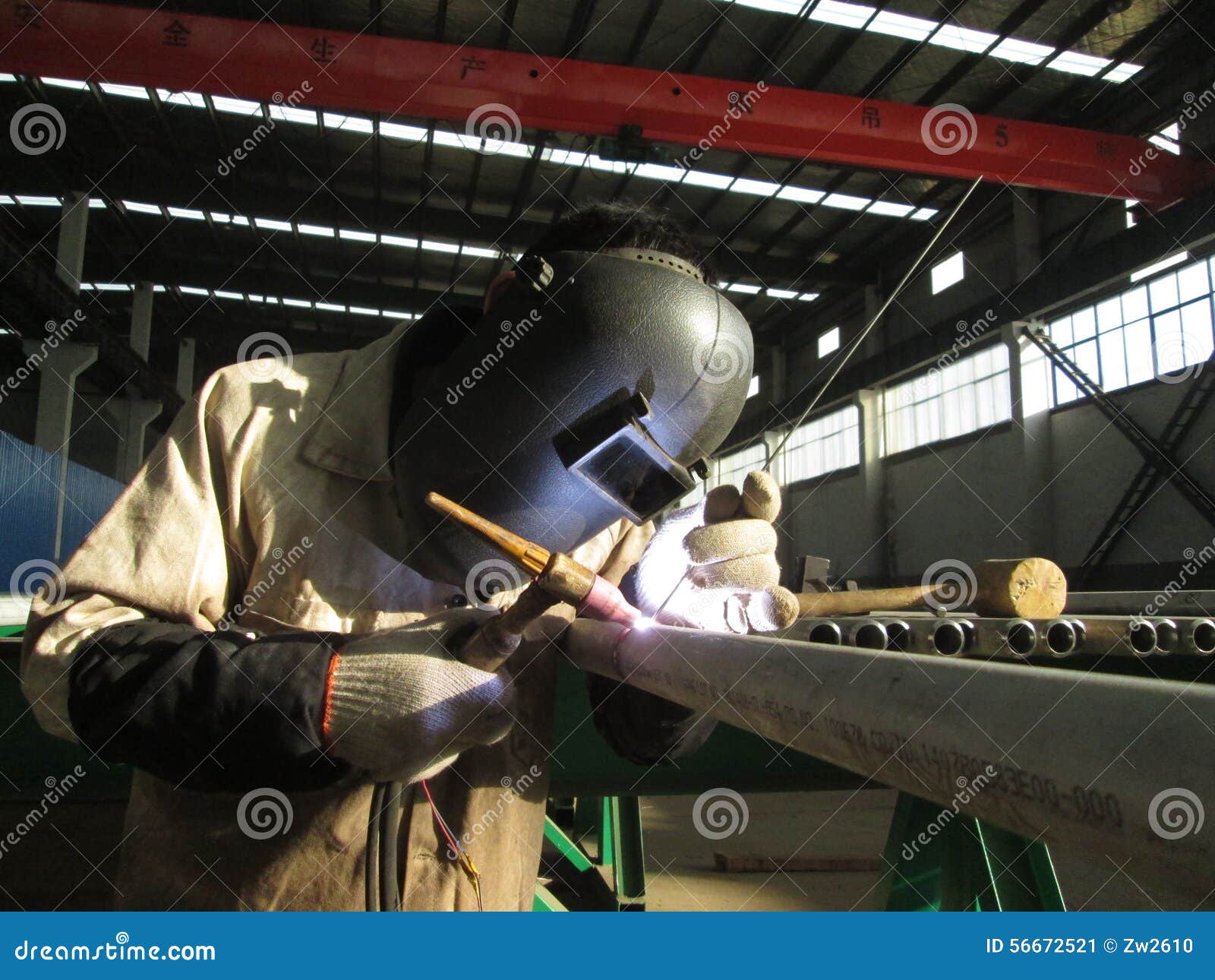 Working place stock image. Image of steel, storage, contrast - 56672521