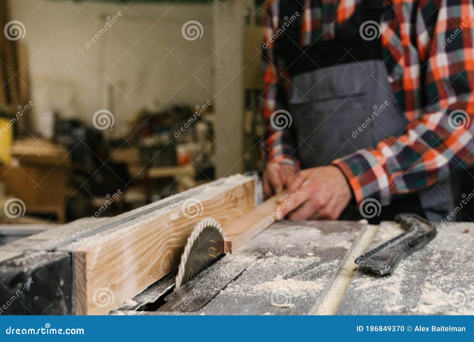 Working Process in the Carpentry Workshop Stock Photo - Image of ...