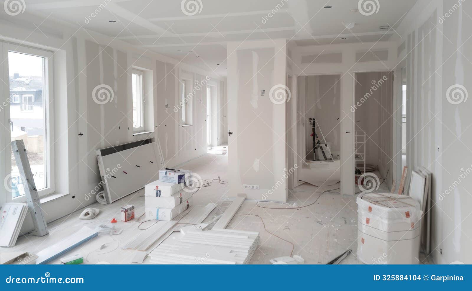 Installing Metal Frames and Drywall for Gypsum Walls: Construction and ...