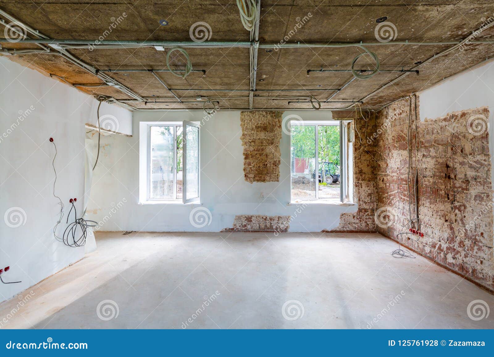 Working Process of Installing Metal Frames for Plasterboard -drywall ...