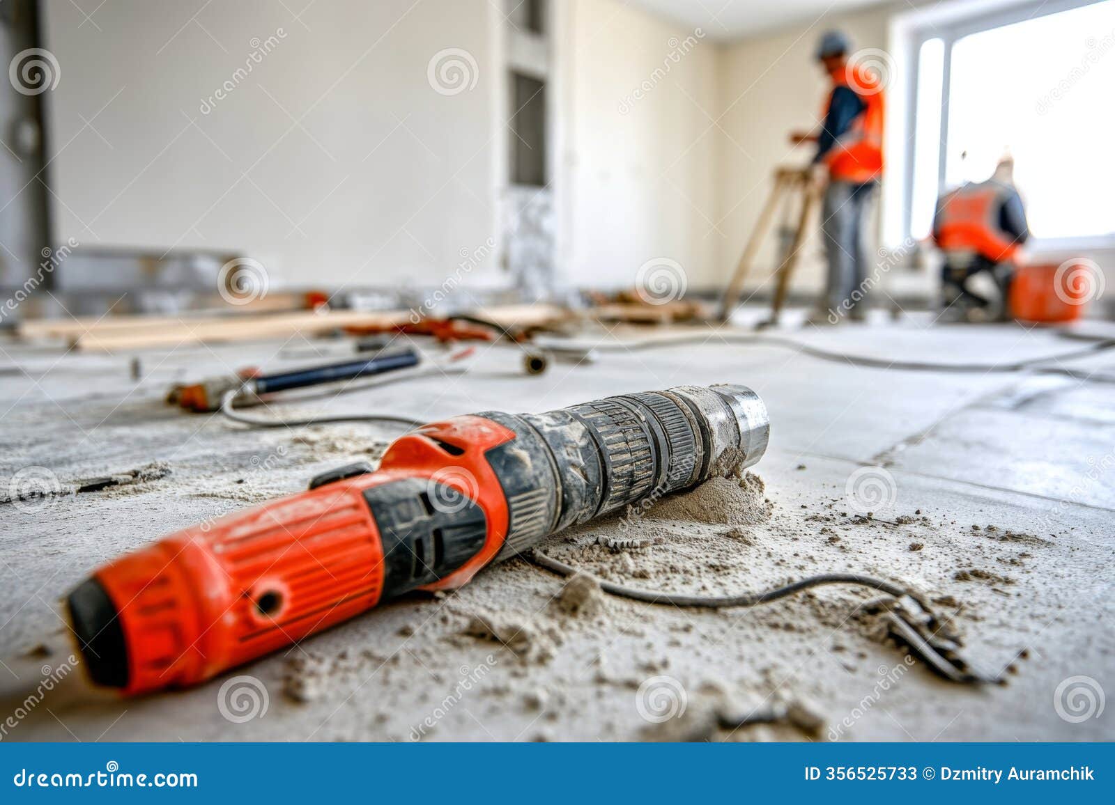 The Working Process of Installing Plasterboard or Drywall To Create ...
