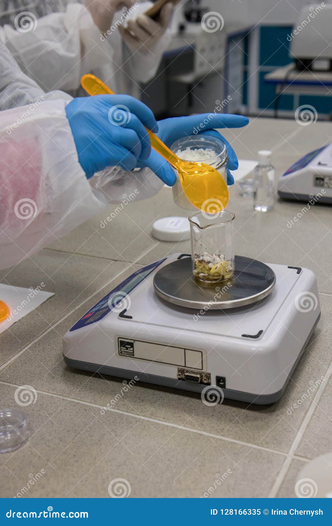 Working Process in Nanotechnology Laboratory of Cosmetic Production ...