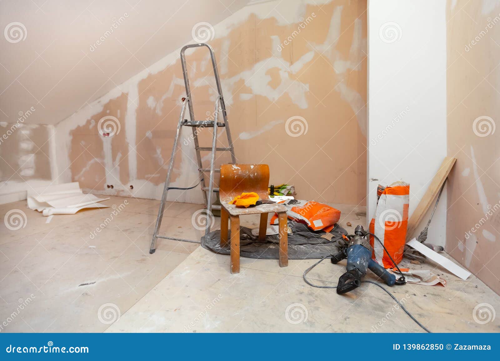 Working Process of Renovate Room with Installing Drywall or Gypsum ... Working Process of Renovate Room with Installing Drywall or Gypsum ...