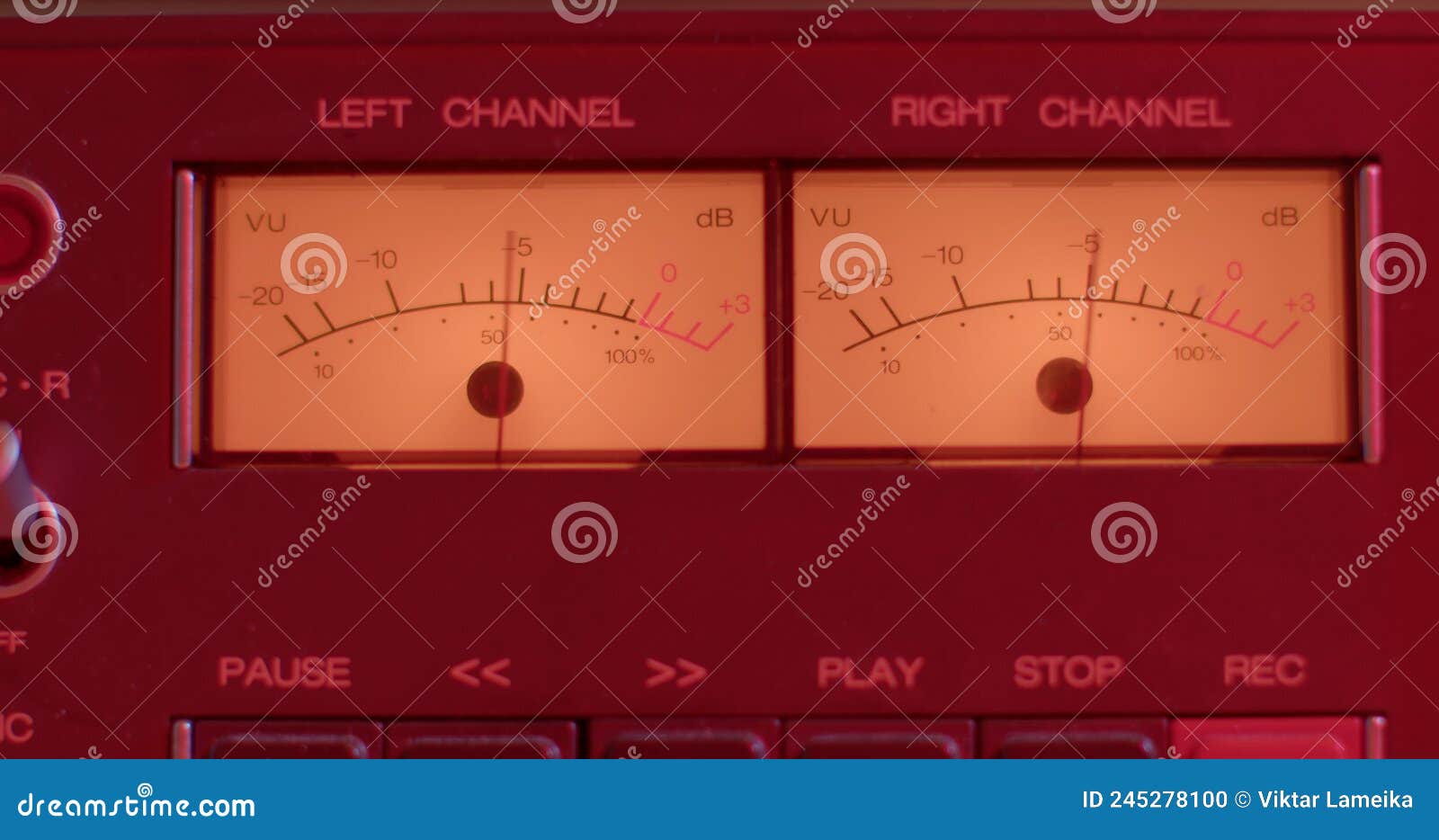 Working Process of Sound Control Devices in a Tape Recorder Red Light ...
