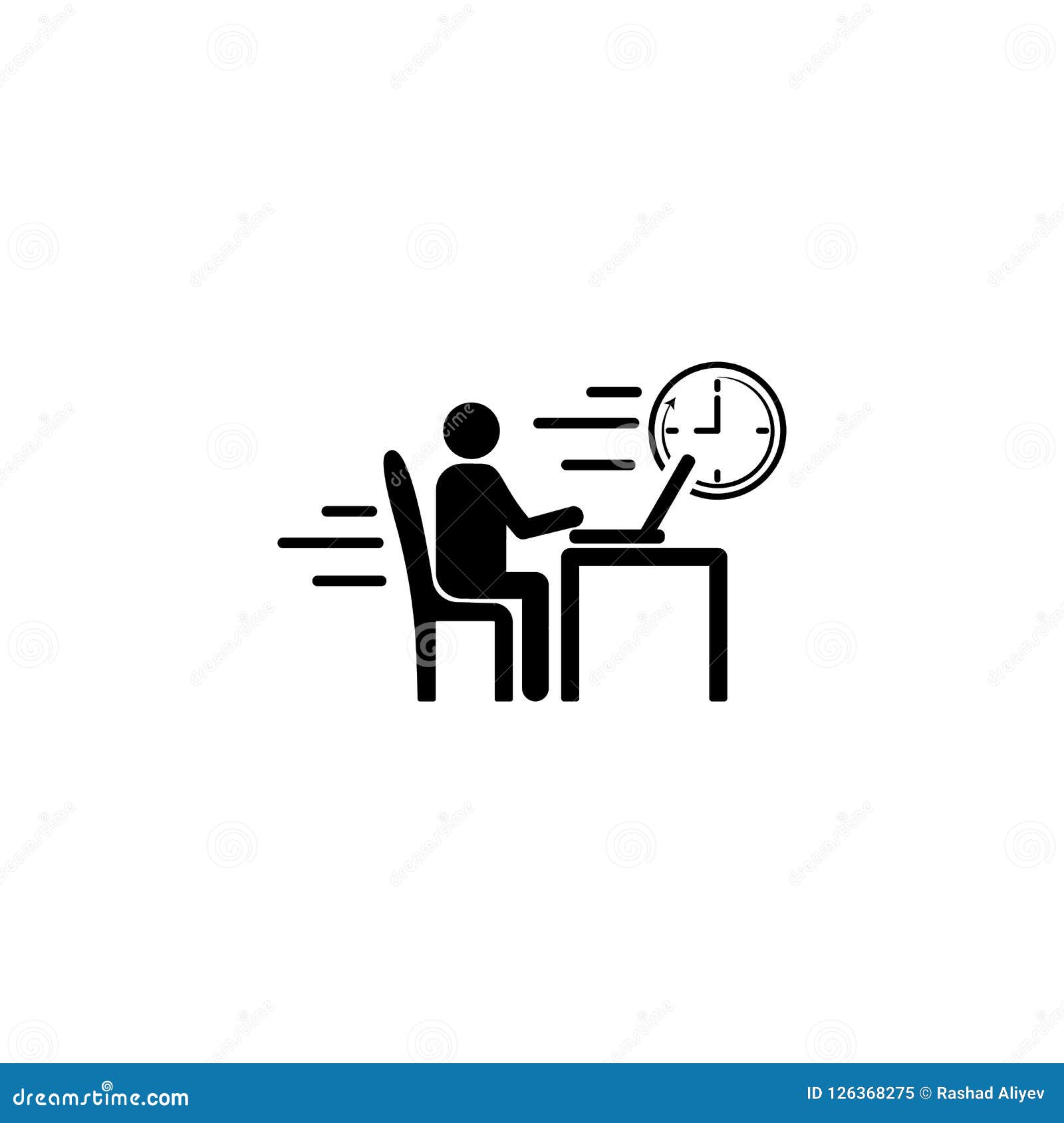 Working Process Speed Icon. Element of Speed Icon for Mobile Concept ...