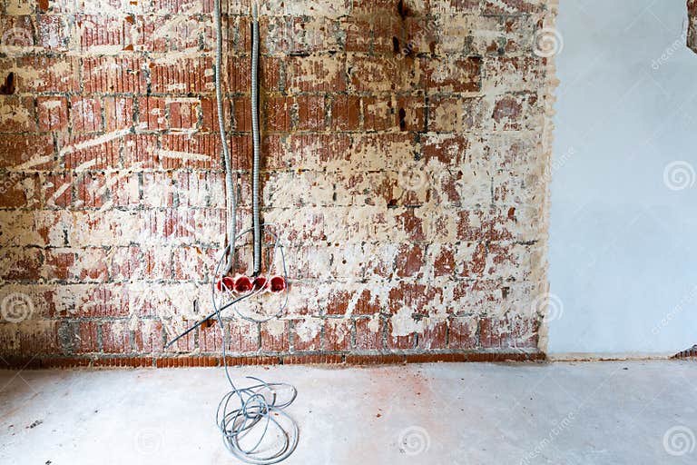 Working Process To Groove or Wall Chasing for Electrical, Internet ...