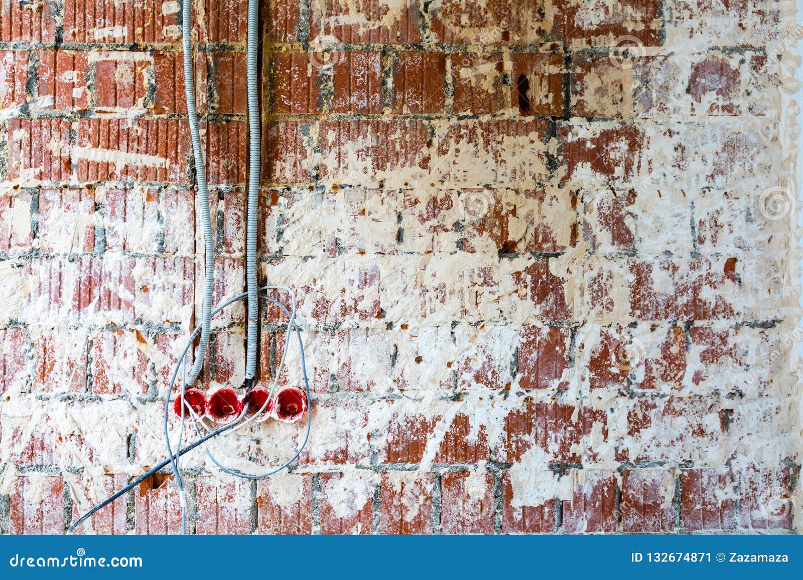 Working Process To Groove or Wall Chasing for Electrical, Internet ...