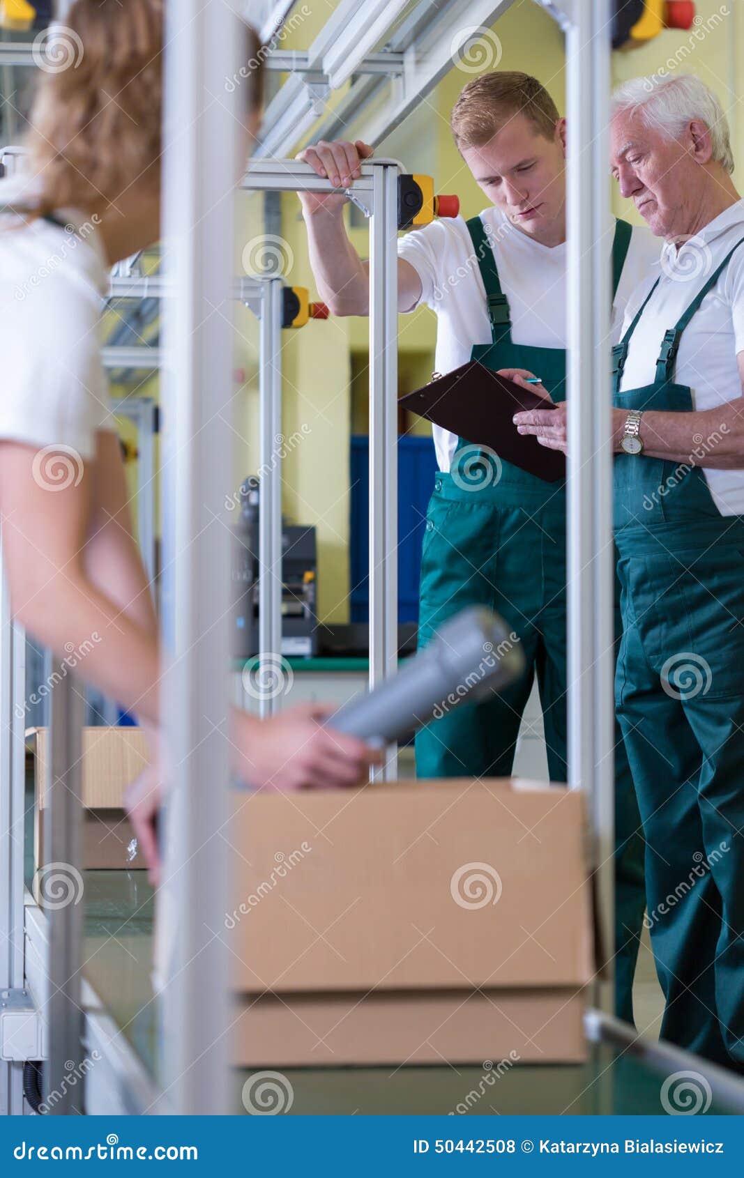 Working on production hall stock photo. Image of human - 50442508