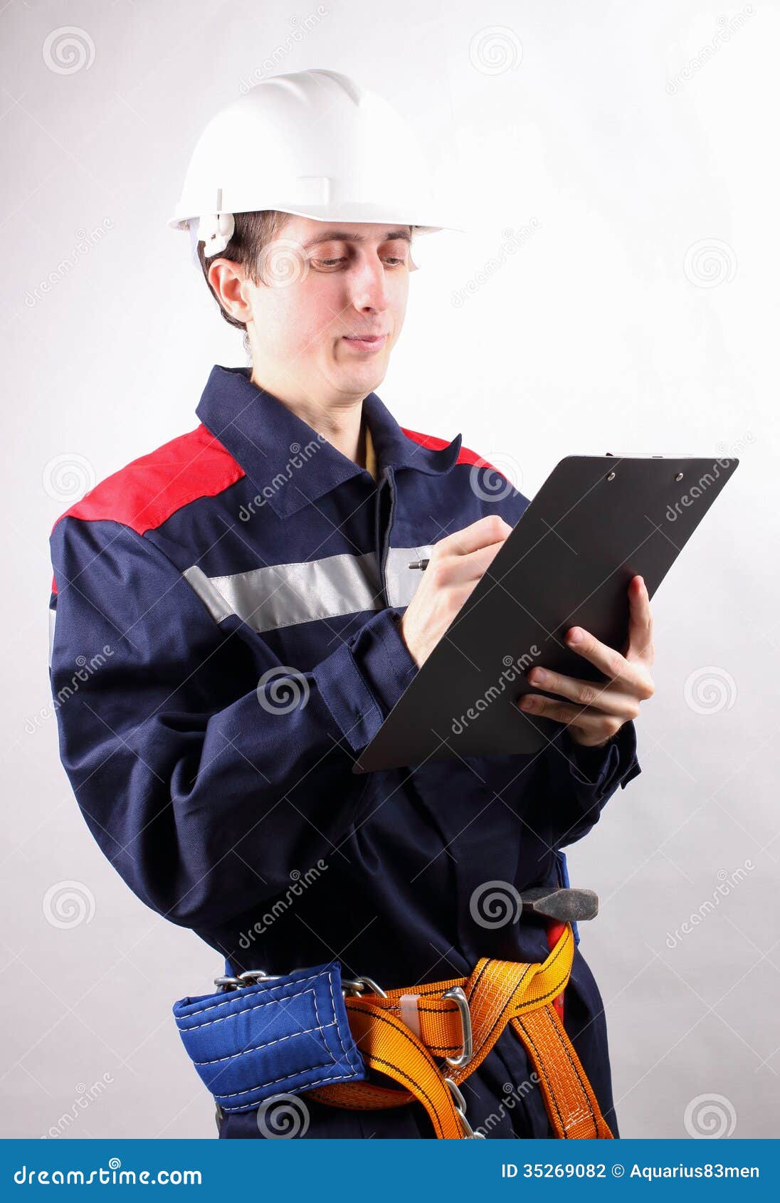 Working Professional Builder Stock Photo - Image of contractor, mature ...