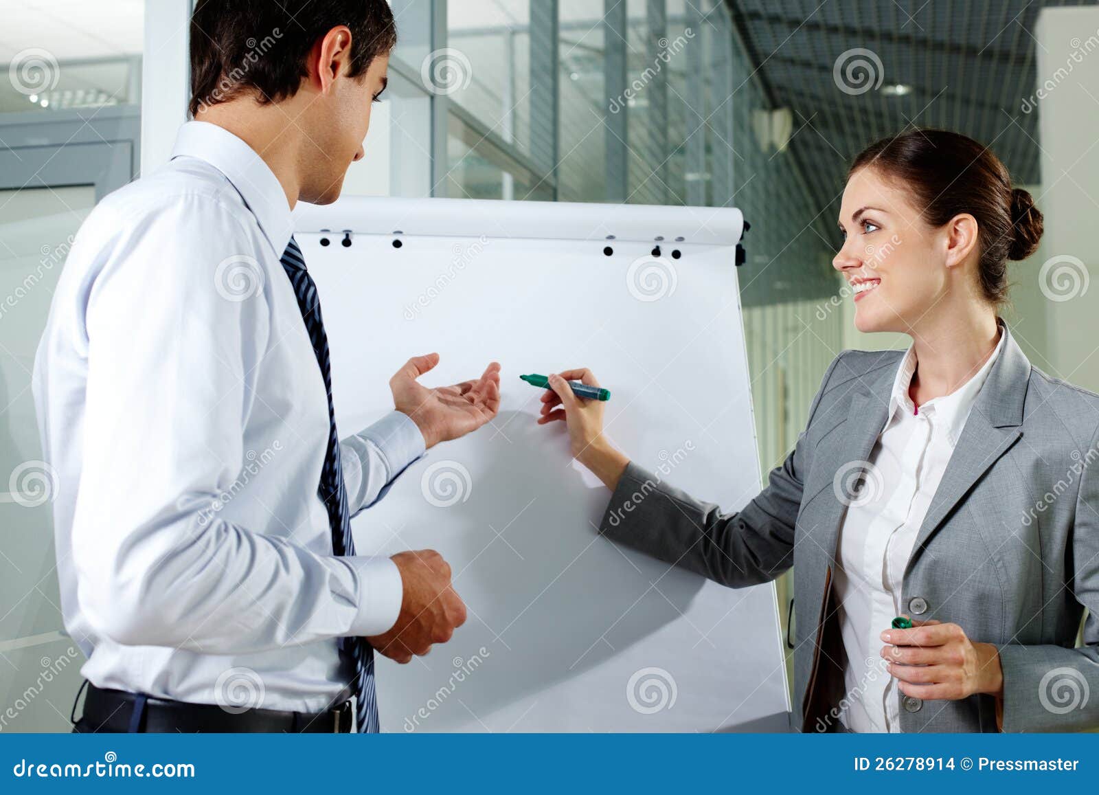 Working on project stock photo. Image of collaboration - 26278914