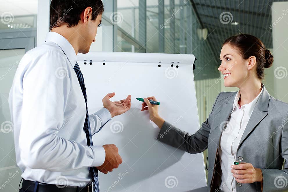 Working on project stock photo. Image of collaboration - 26278914