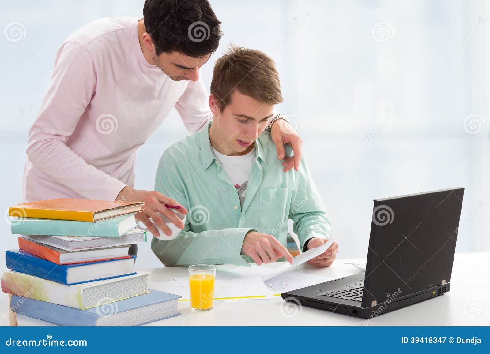 Working on project stock image. Image of training, adult - 39418347