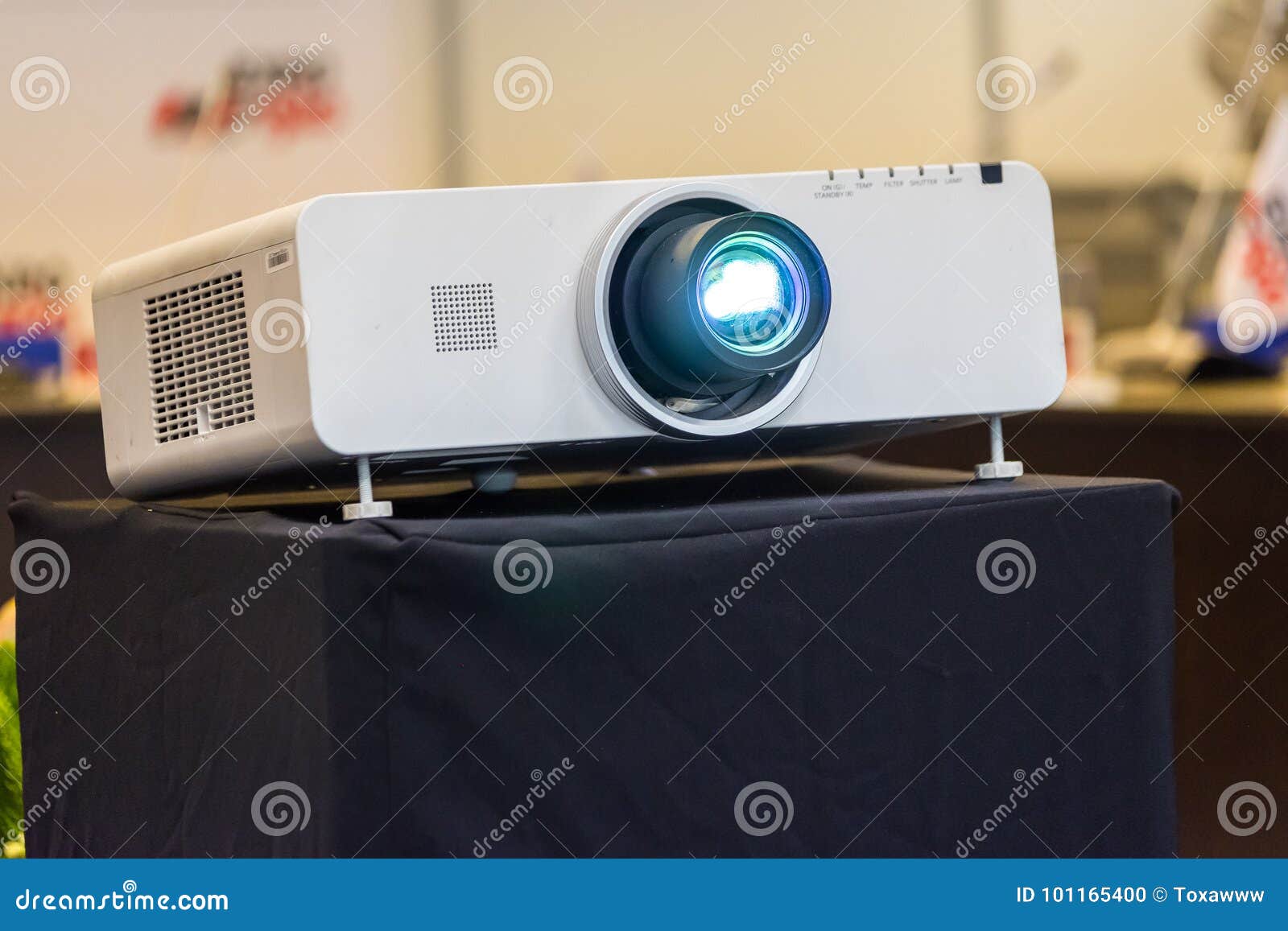 Working Projector at the Conference Stock Photo - Image of event ...