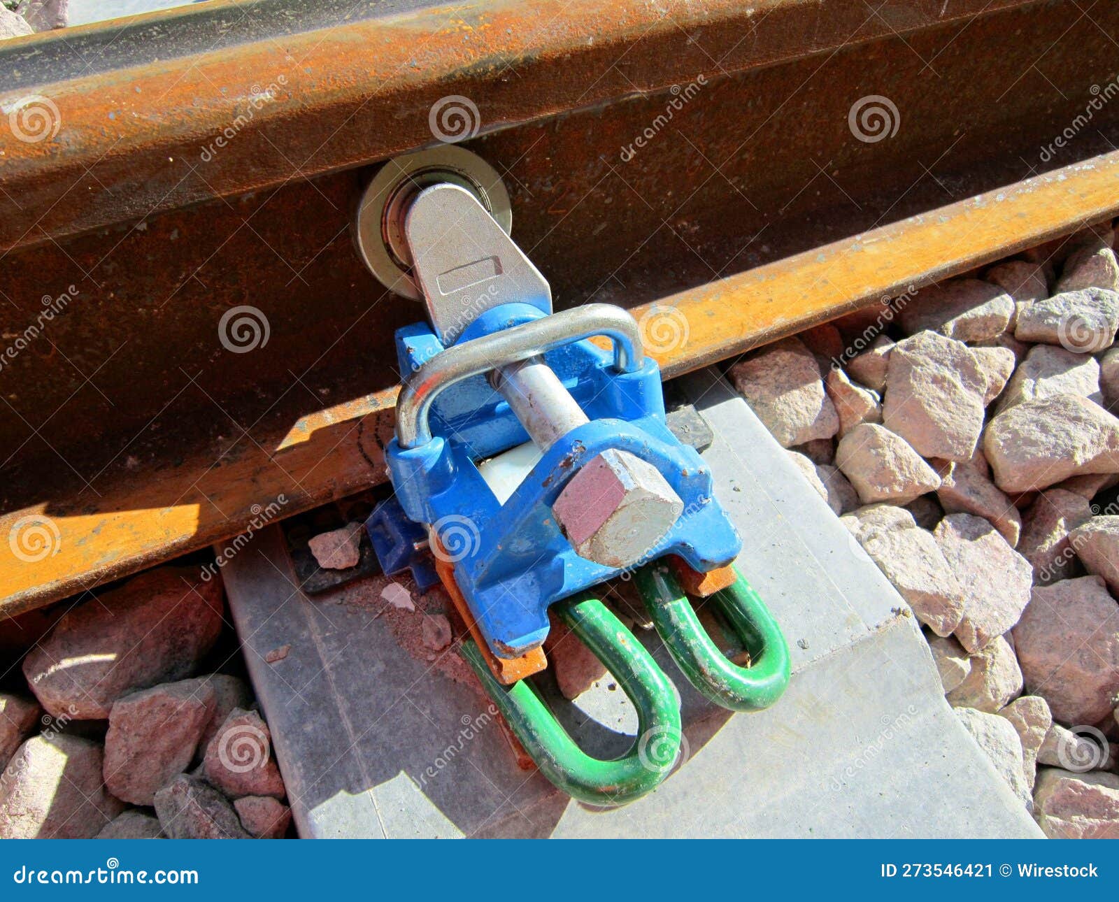 Working on Railway Track Engineering in the UK Stock Image - Image of ...