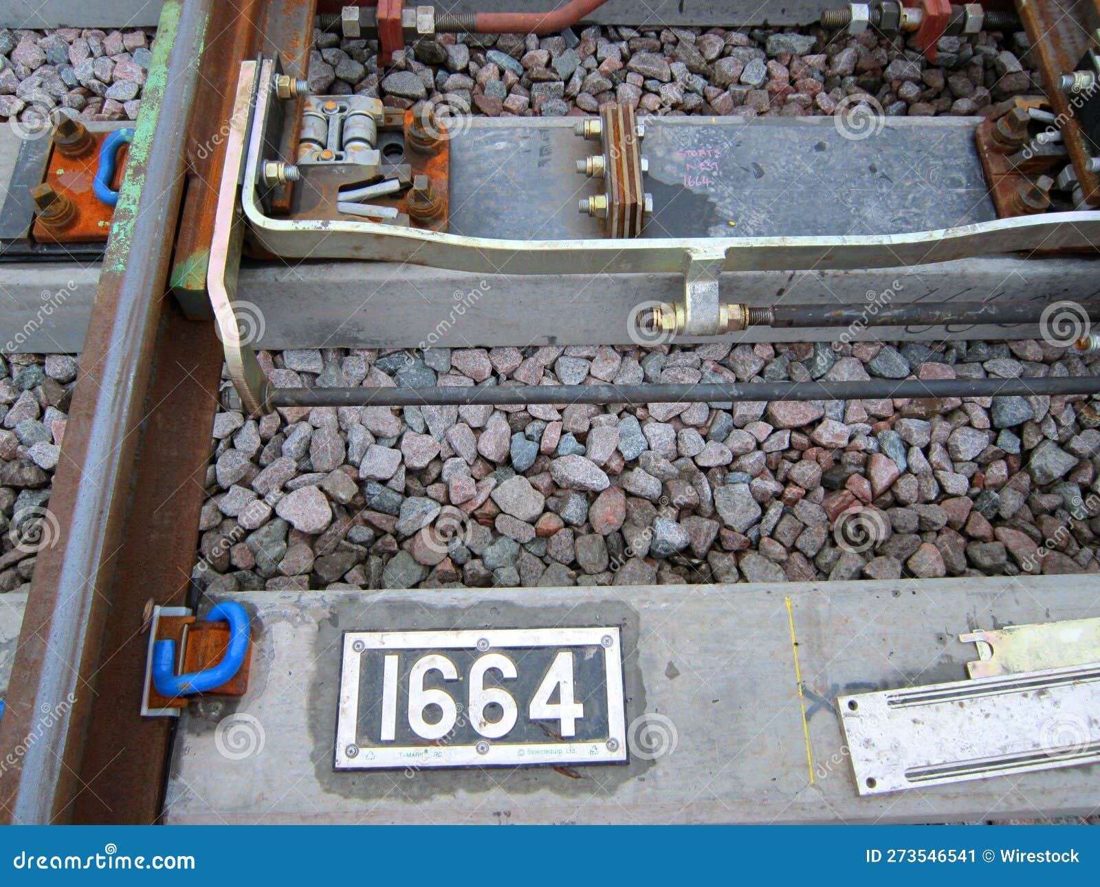 Working on Railway Track Engineering in the UK Stock Image - Image of ...