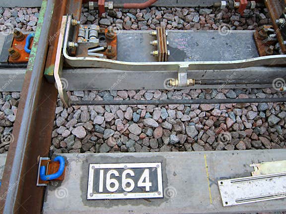 Working on Railway Track Engineering in the UK Stock Image - Image of ...