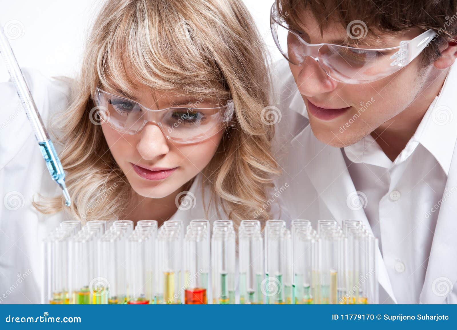 Working scientists stock photo. Image of pipettes, experiment - 11779170