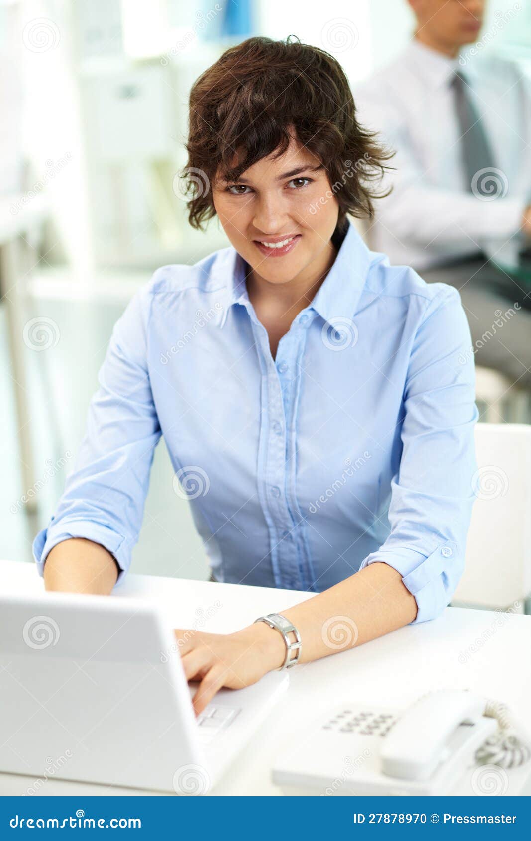 Working secretary stock photo. Image of female, corporate - 27878970
