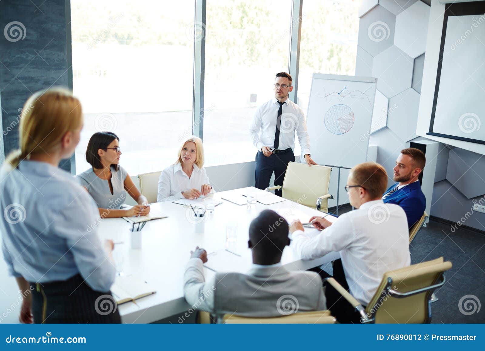 Working seminar stock photo. Image of coach, expert, progress - 76890012