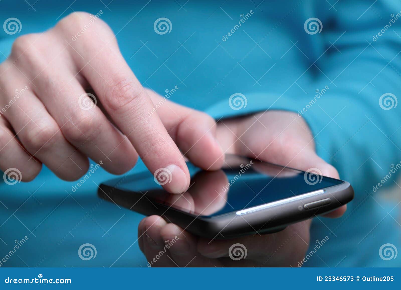 Working with smartphone stock image. Image of laptop - 23346573