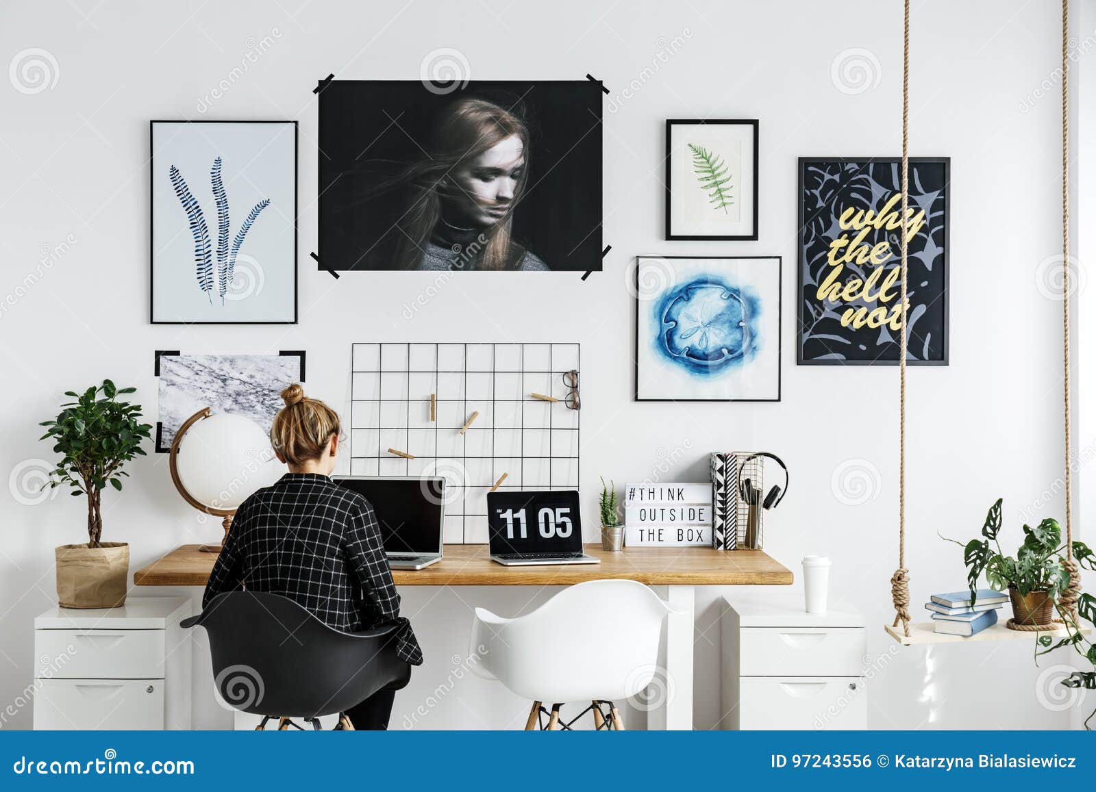 Working Space for Photographer Stock Photo - Image of creative, modern ...