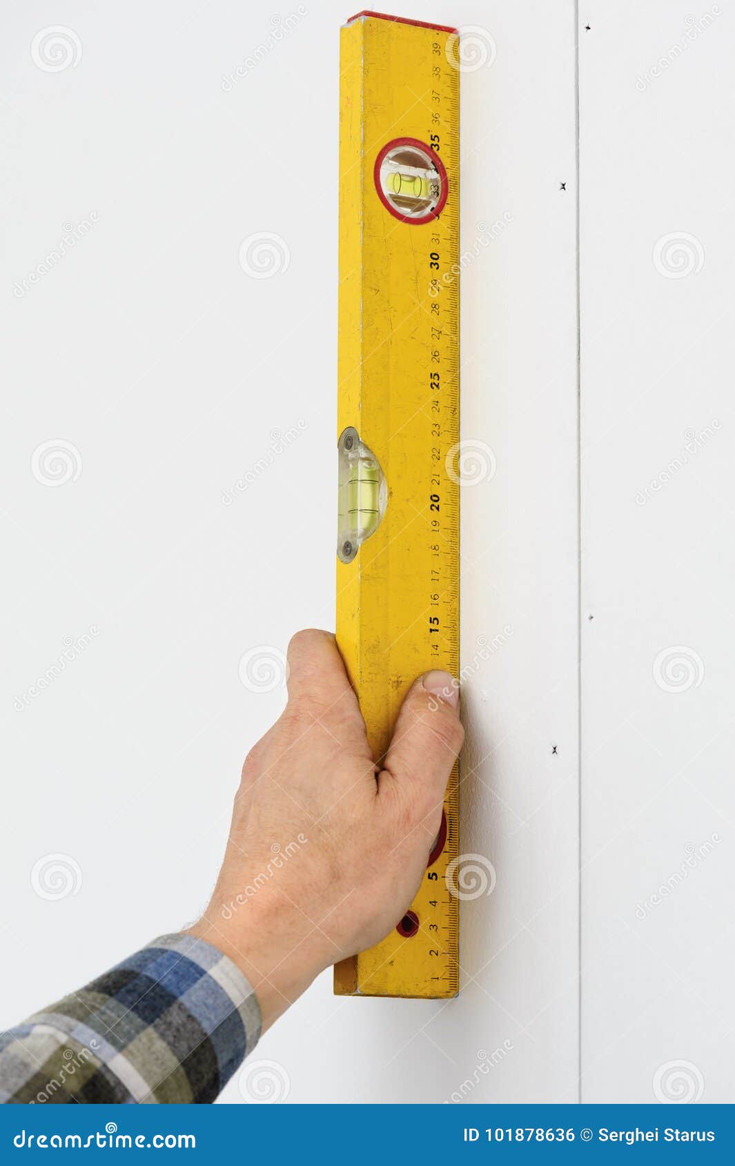 Working with spirit level stock photo. Image of dirty - 101878636