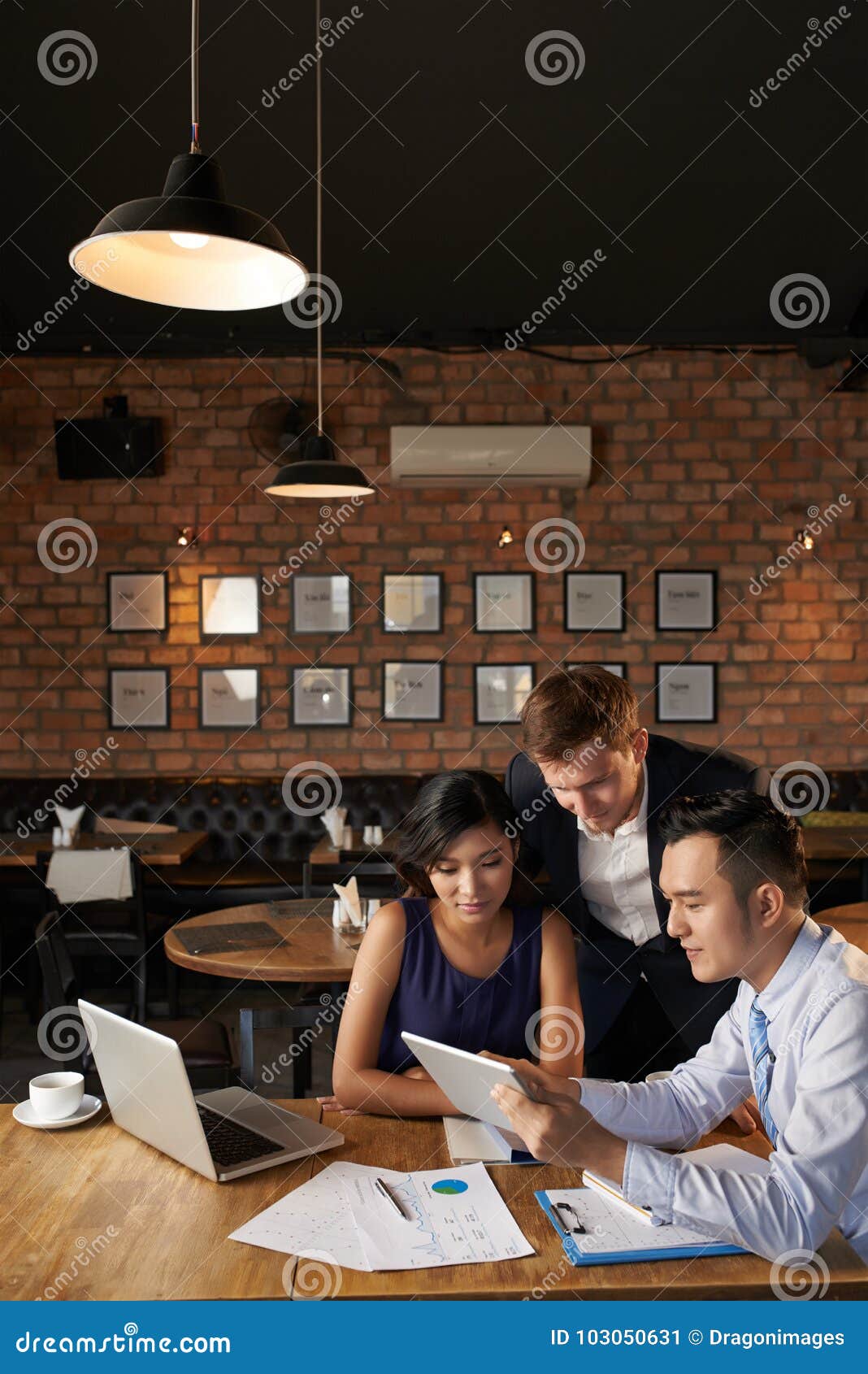 Working on Start-up Project Stock Image - Image of business ...