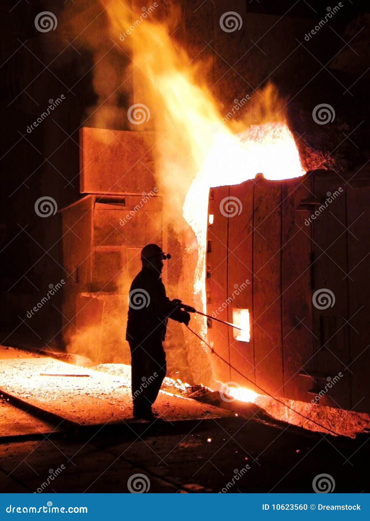 Working in a steel factory stock photo. Image of people - 10623560