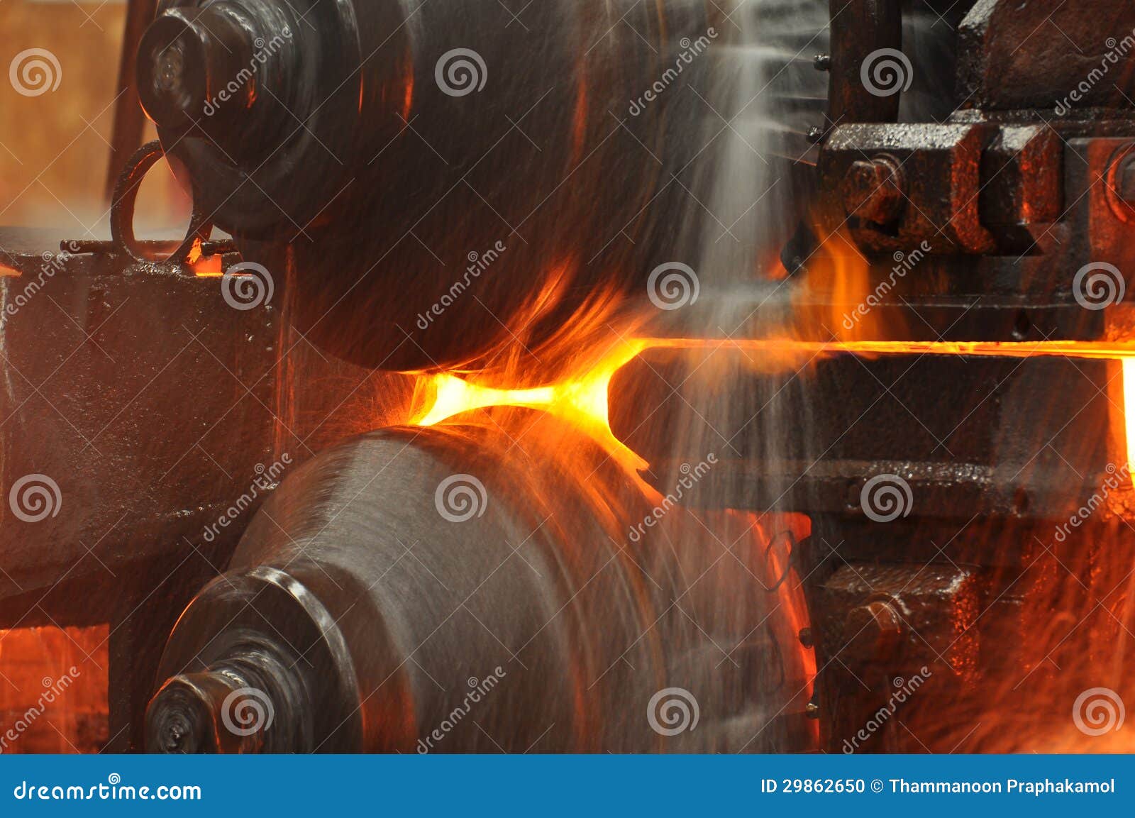 Steel Roll forming machine stock photo. Image of iron - 29862650