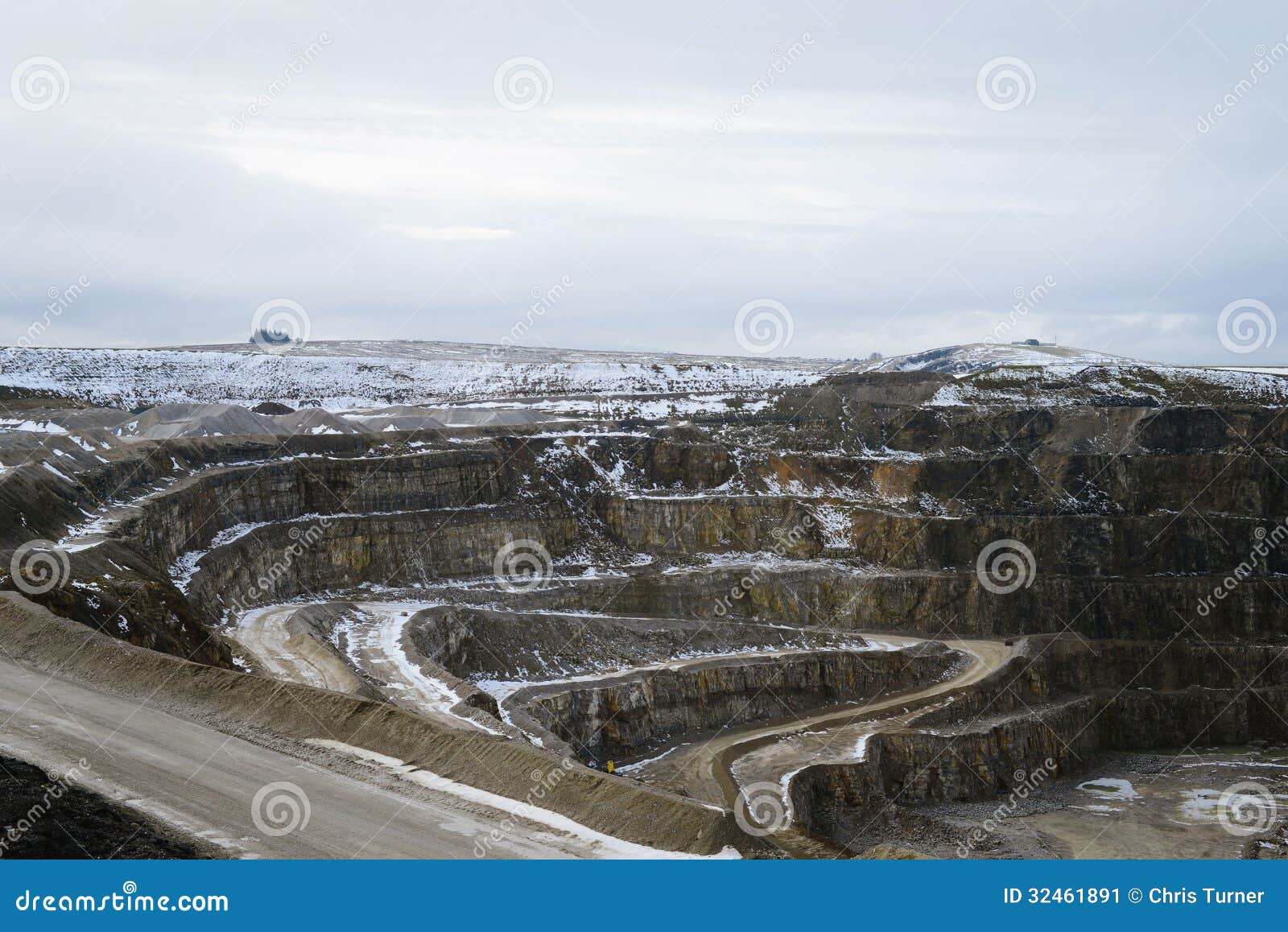 Working Stone Quarry stock image. Image of extraction - 32461891