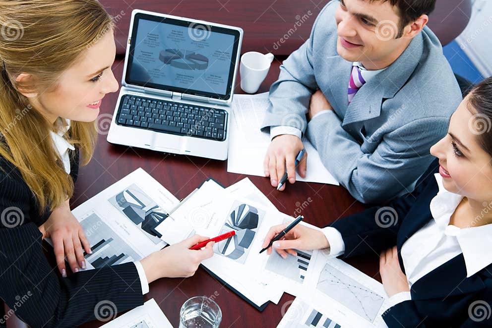 Working strategy stock photo. Image of discussing, achievement - 4719904