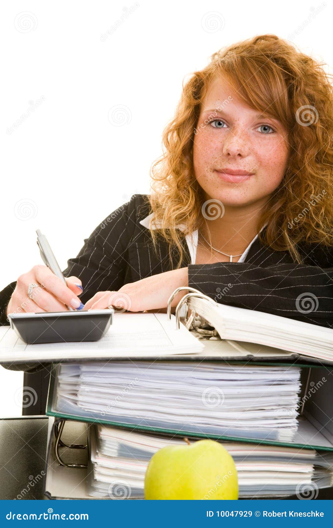 Working student stock image. Image of looking, front - 10047929