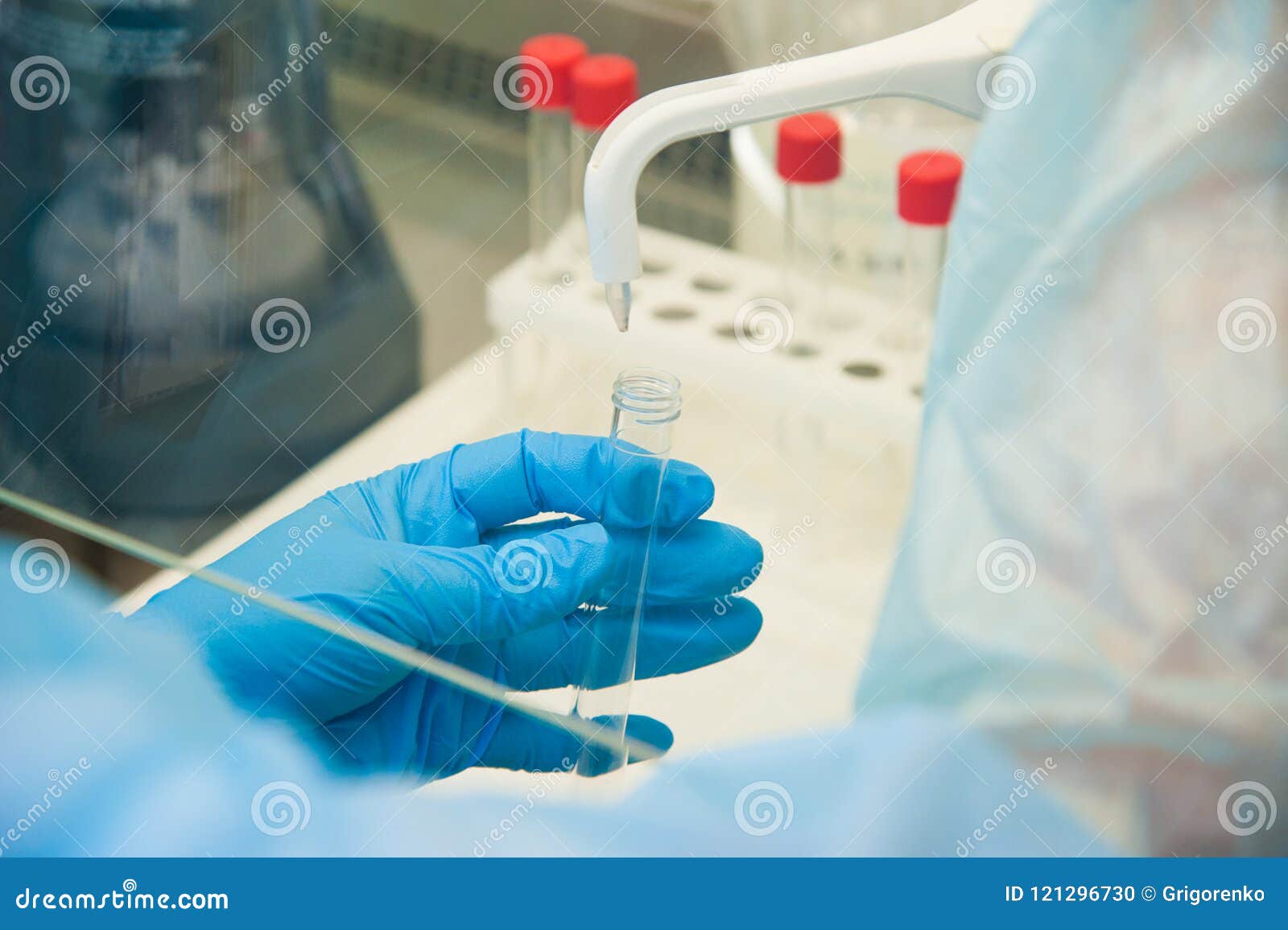 Microbiology Research in Laboratory Stock Photo - Image of science ...
