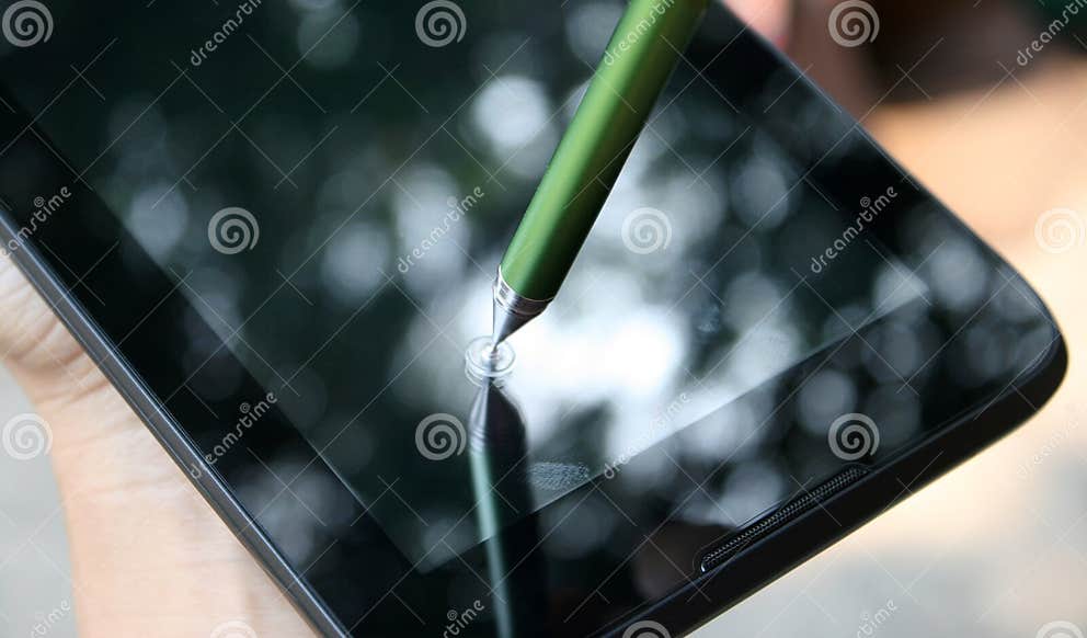 Working with tablet stock image. Image of designer, reflect - 49784349