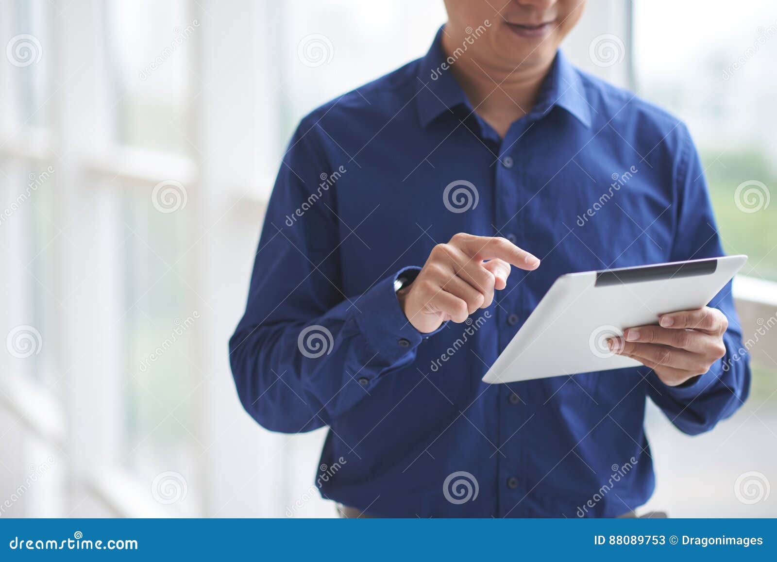 Working on tablet stock image. Image of professional - 88089753