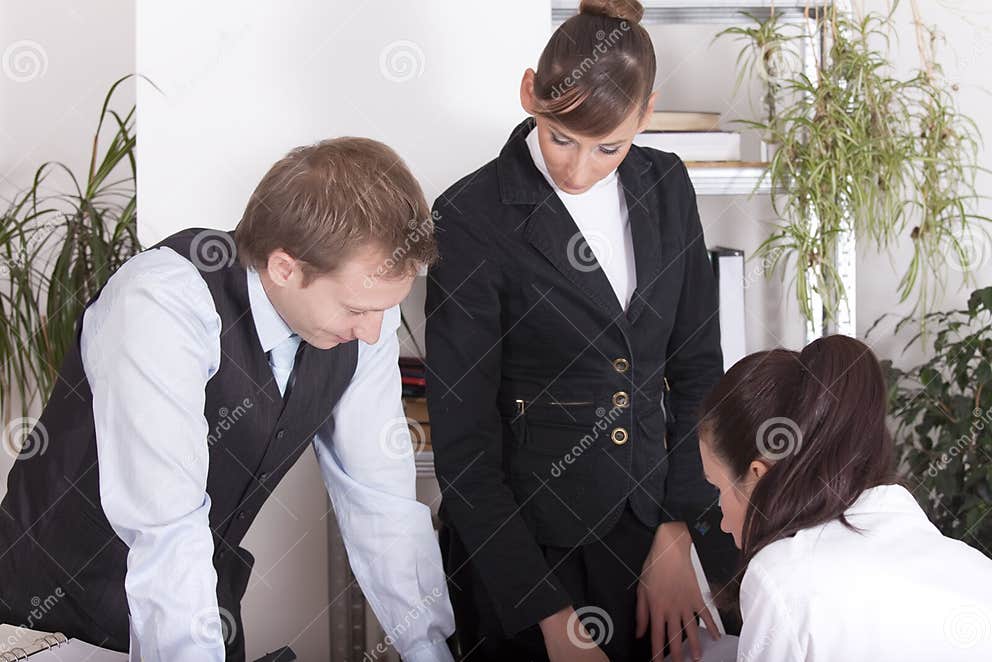 Working in team stock photo. Image of occupation, folders - 11546950