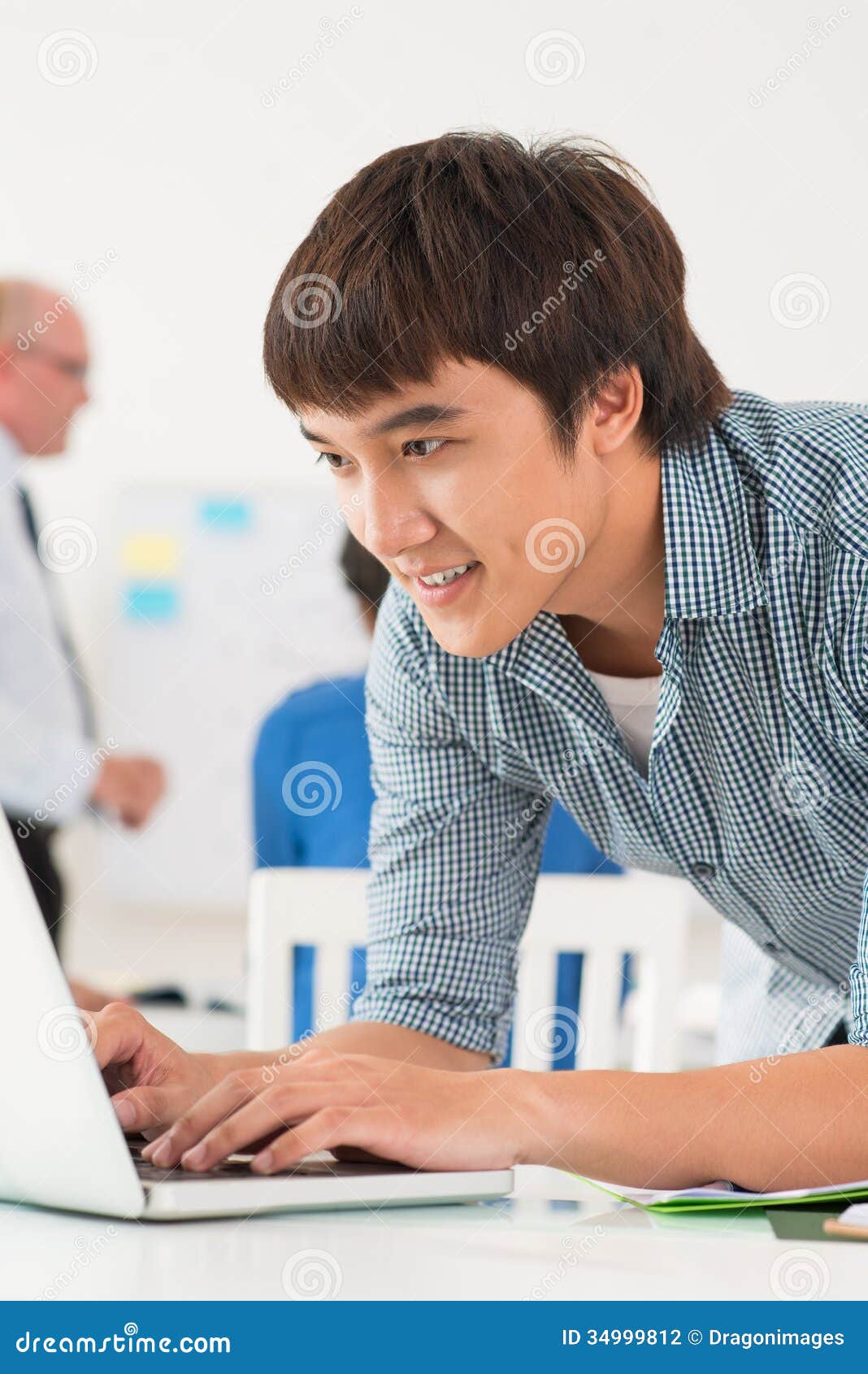 Working teen stock photo. Image of classroom, smiling - 34999812