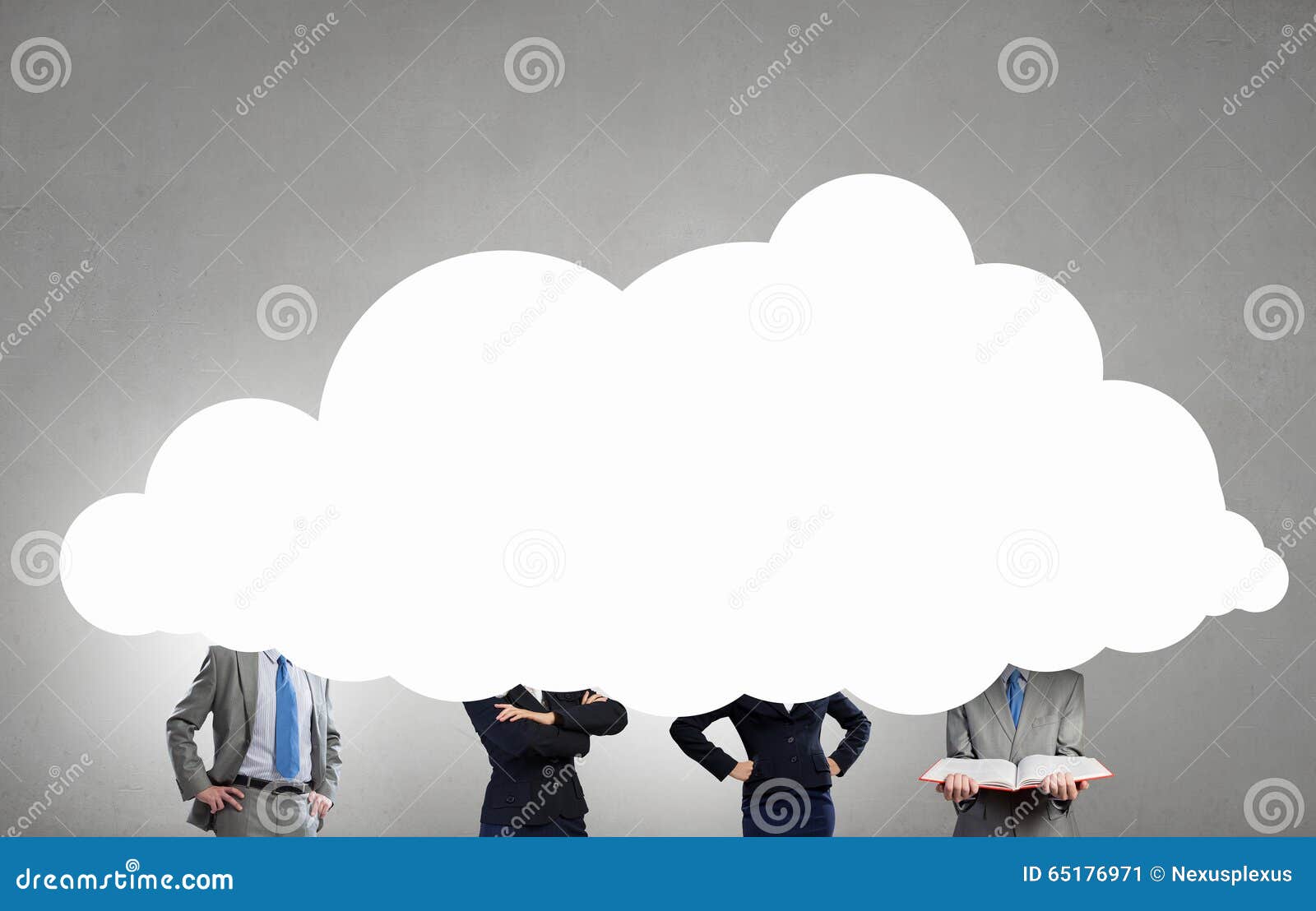 When Working and Thinking Together Stock Image - Image of white, face ...