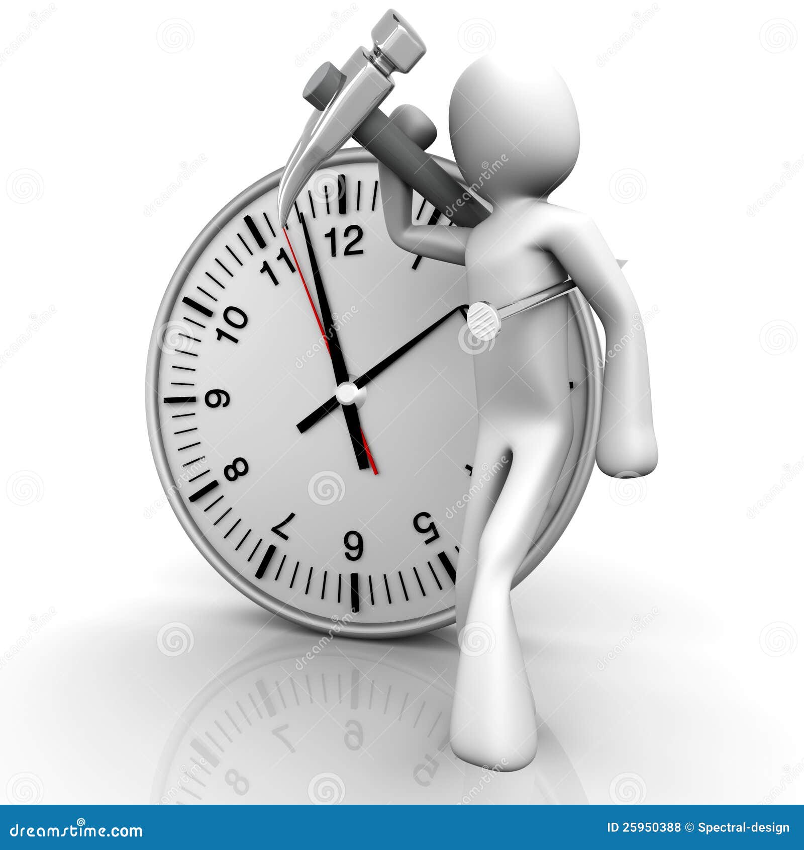 Working time stock illustration. Illustration of agenda - 25950388