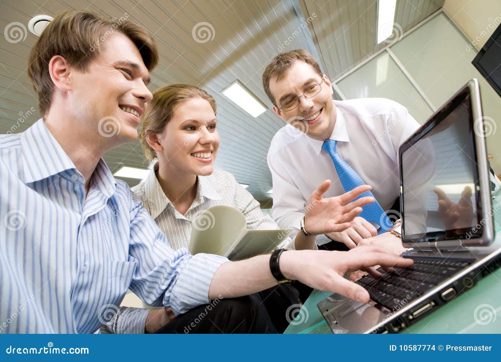 Working together stock photo. Image of caucasian, collar - 10587774